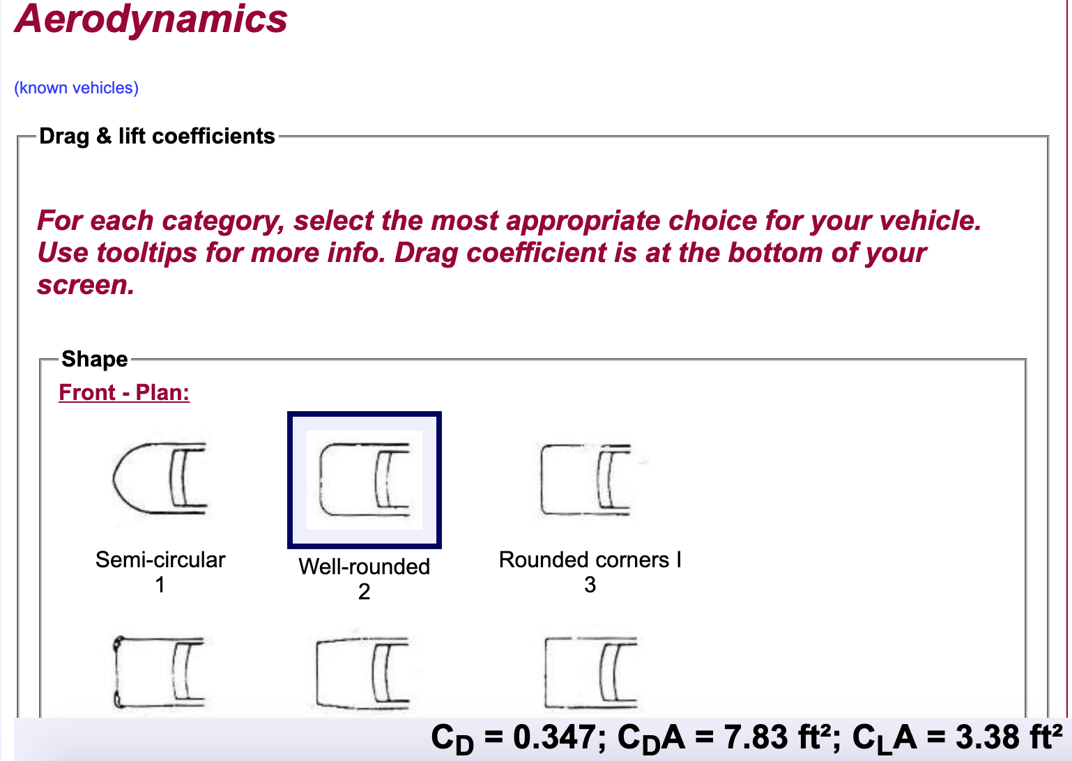 How to Calculate Drag From Body Shape – Occam's Racer